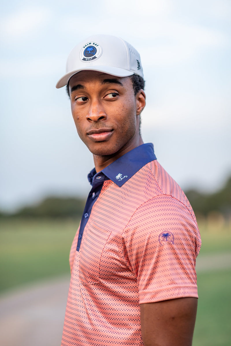 Palmetto Deep V Performance Polo – Palm Rat Golf
